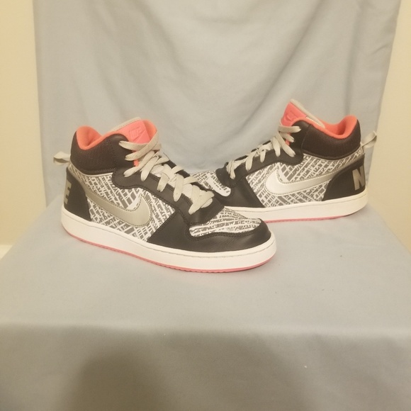 Nike | Shoes | Nike Court Brough Mid Print Gs Shoes | Poshmark